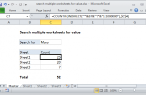 Search entire worksheet for value - Excel formula | Exceljet
